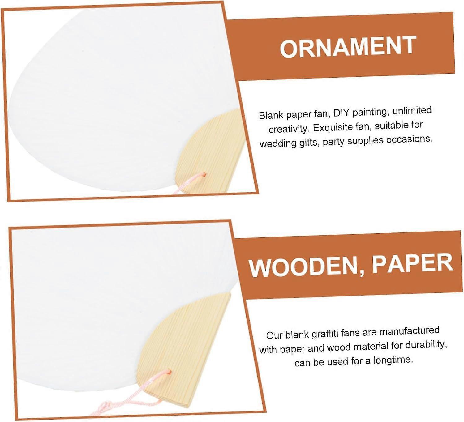 Handheld Fan Paper Fans Party Supplies Hand Fans Wedding Favors The ...