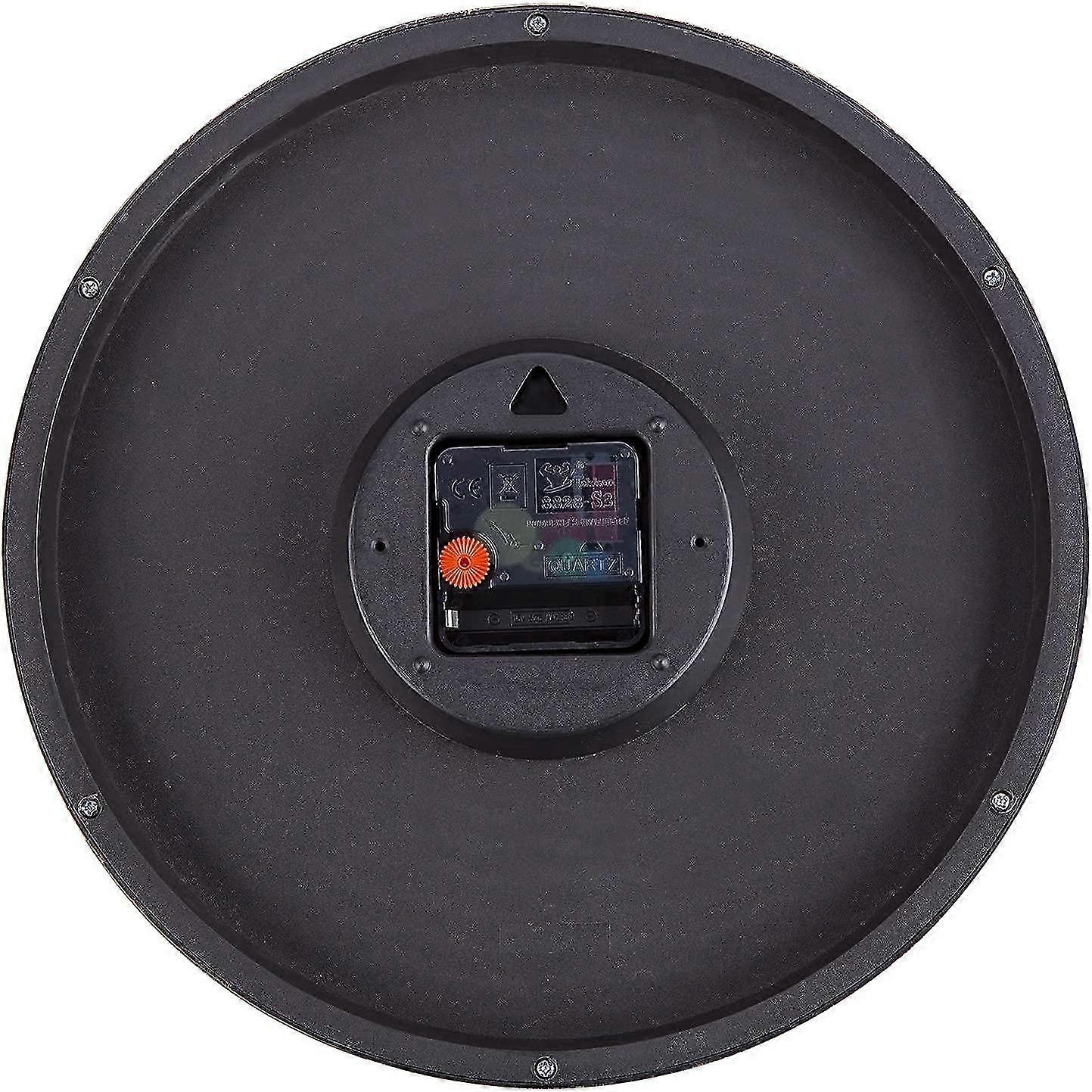 Modern Silent Quartz Wall Clock 30cm Battery Operated With Roman Numerals, Vintage Wall ...