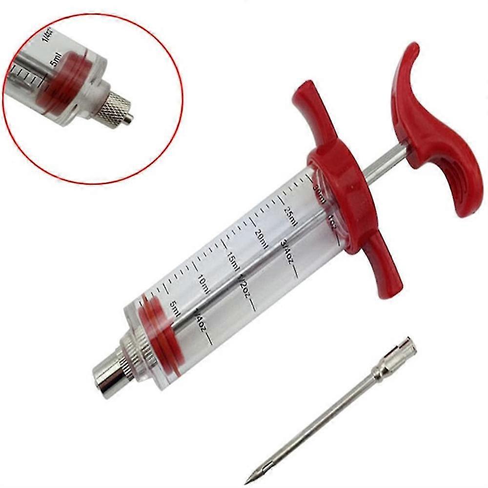 Food Grade Pp Stainless Steel Needles Spice Syringe Set Bbq Meat Flavor ...
