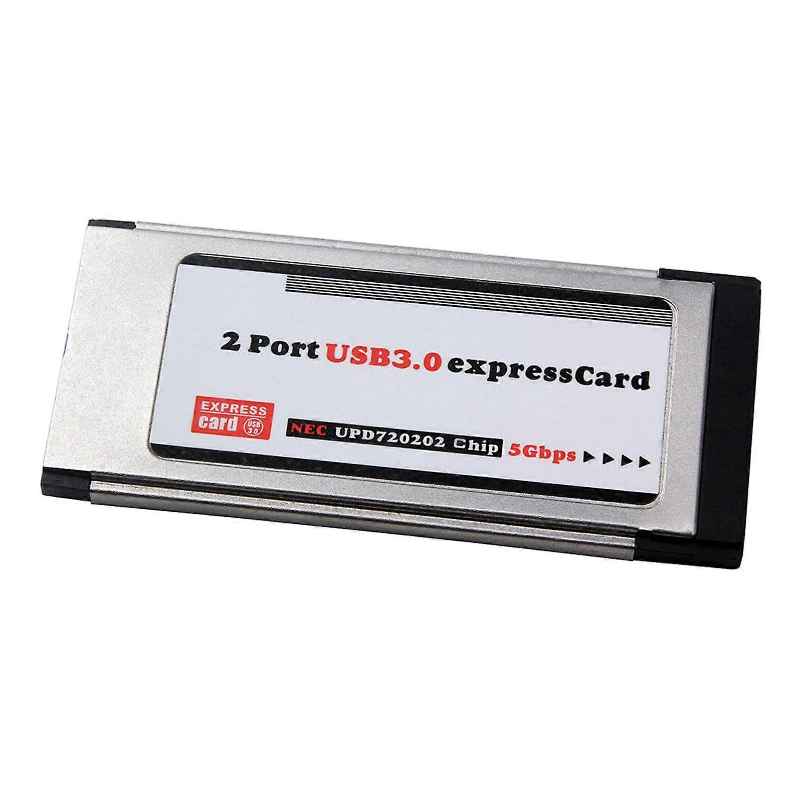 PCI-E PCI Express To 2 Port USB 3.0 34 mm Expresscard Card Converter ...