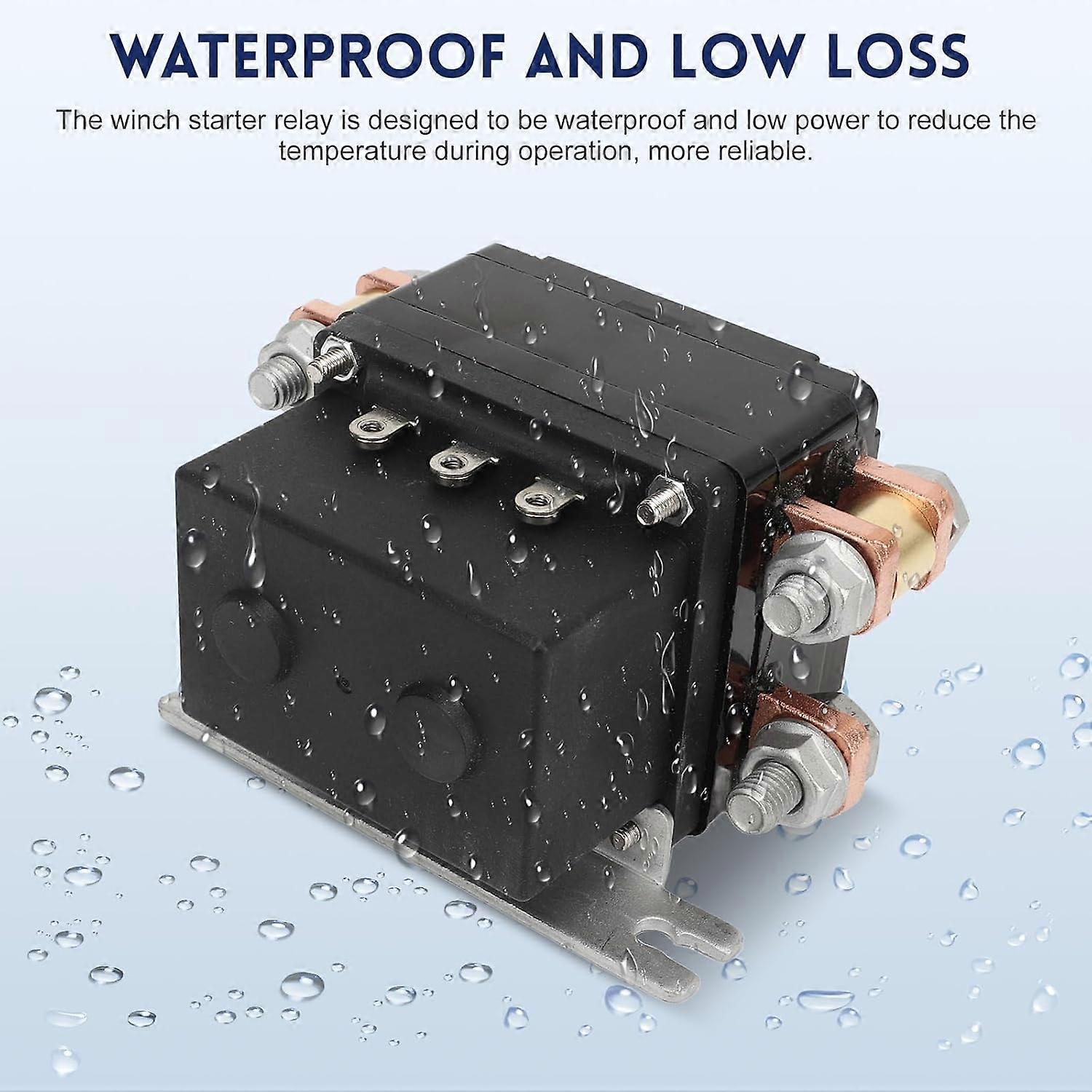 good Electric Winch Relay, 12V 600A Electric Winch Relay Winch Solenoid Relay, Quick Start Winch ...