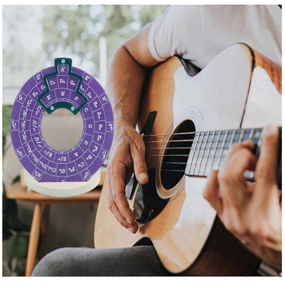 Circle of Fifths Wheel Metal Aluminum Alloy Melody Chord Wheel with ...
