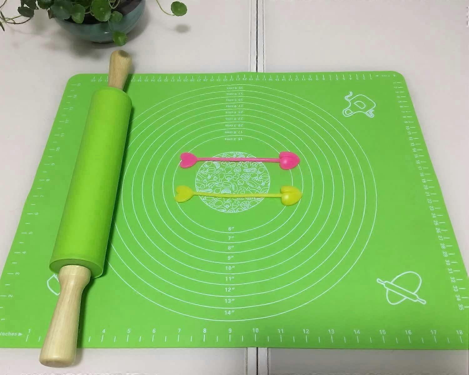 Rolling Pin - Nonstick Silicone Rolling Pin 16.9 | Fruugo UK