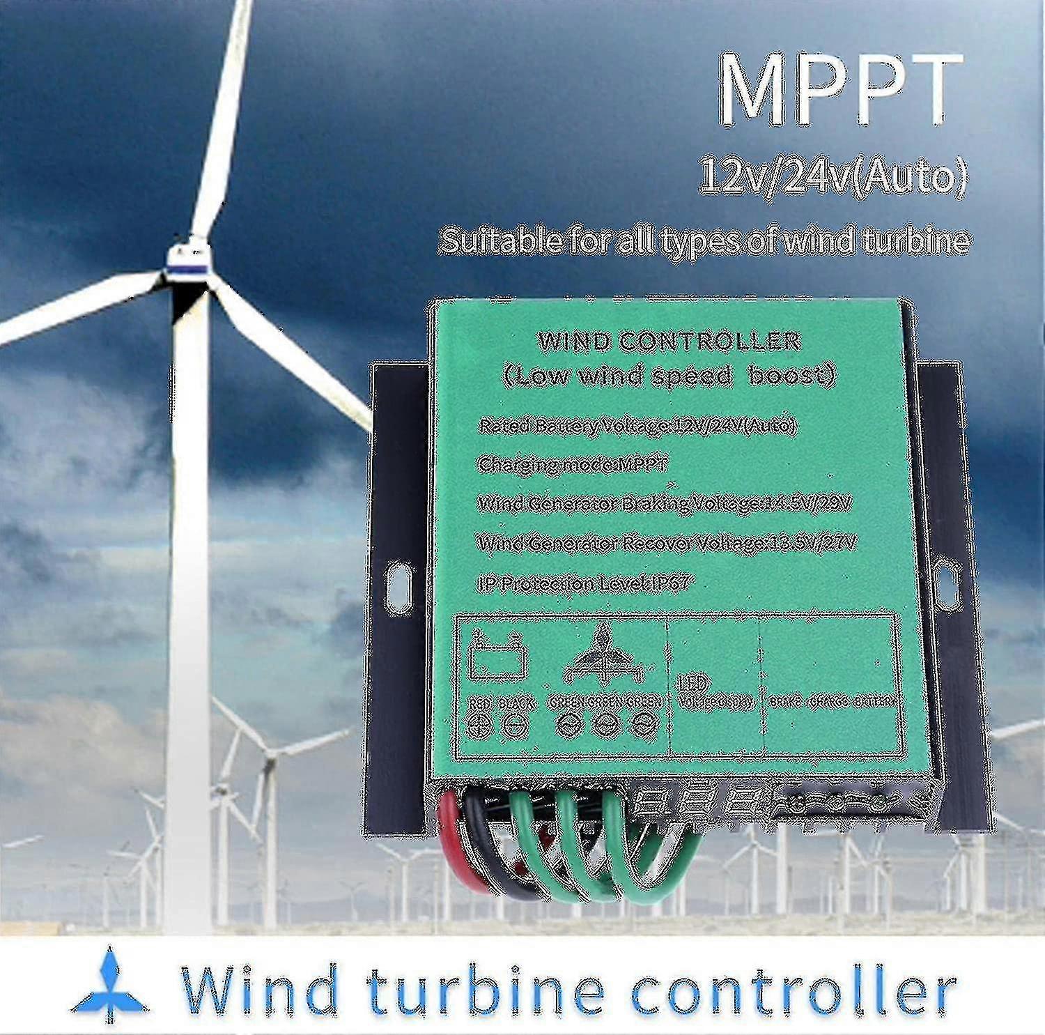 Mppt Charge Controller,wind Power Generator Controller With Led Display ...