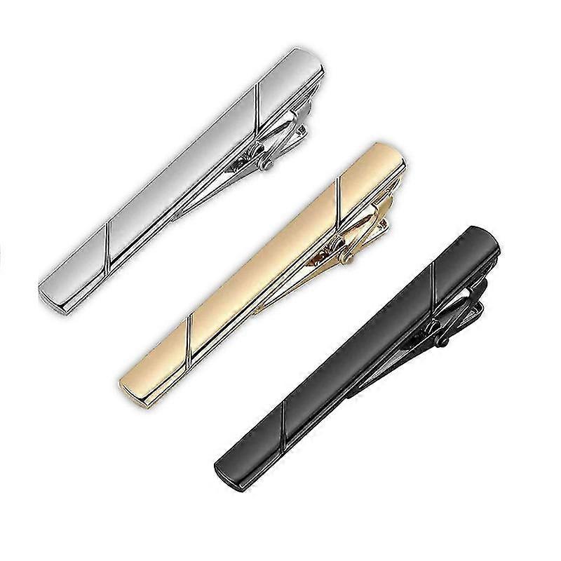 Set Of 3 Business Tie Clips, Classic Tie Clip, Men's Tie Clip, For ...