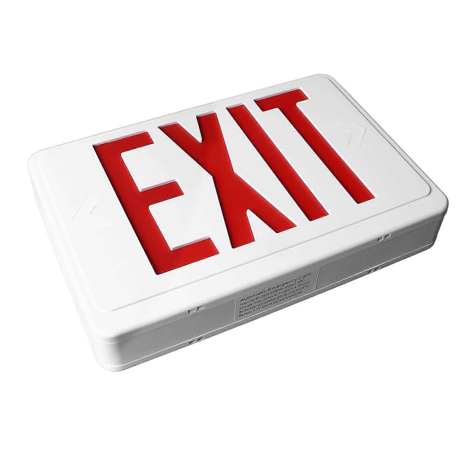 LED Emergency Exit Sign Professional IP30 Protection Grade Long Lasting ...