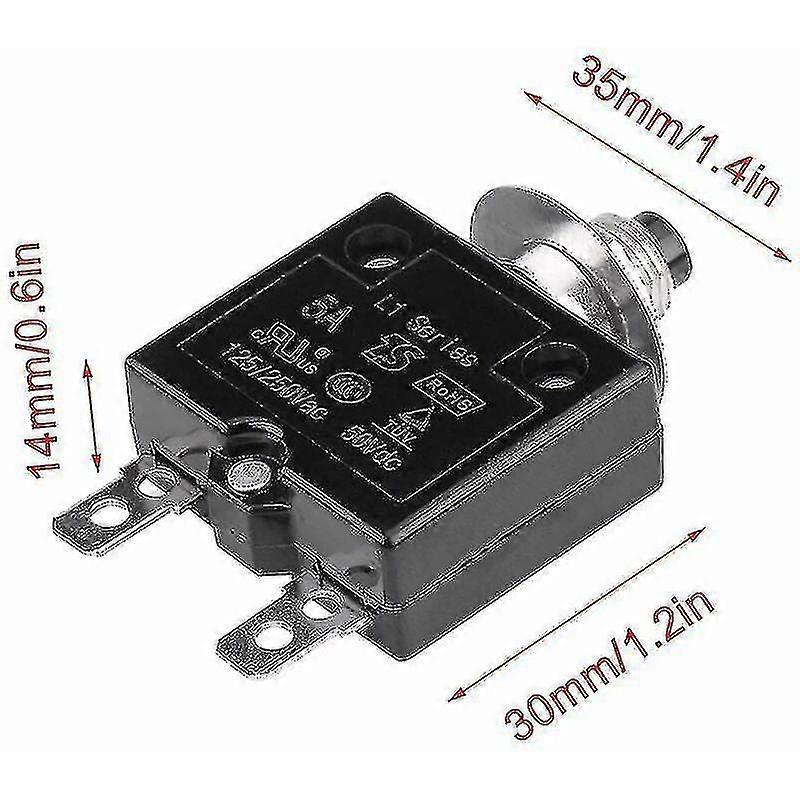 Circuit Breaker 5a 8a 10a 15a 18a 20a 30a Optional Reset Thermal Switch ...