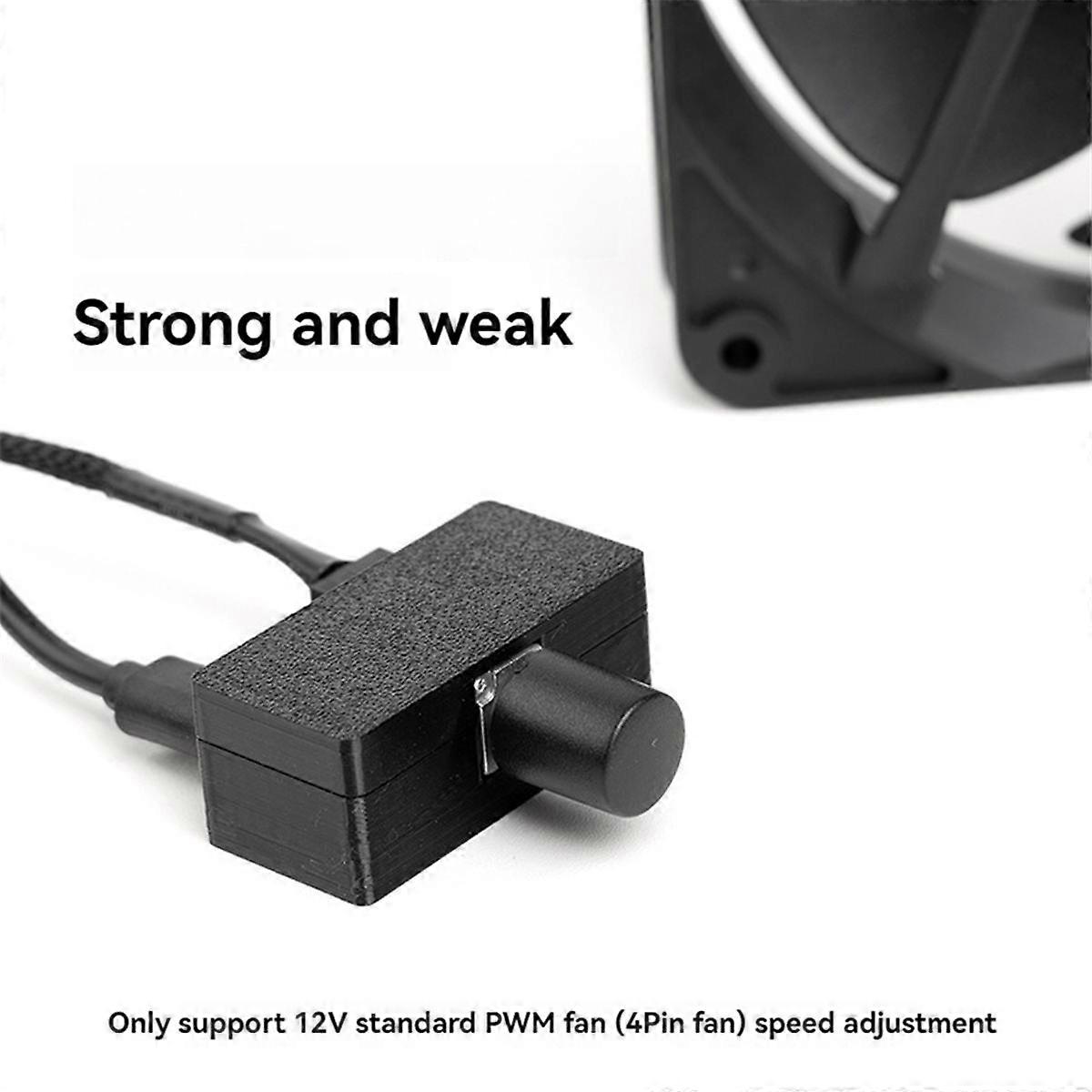 Fan Speed Controller 4Pin PWM Fan Governor TYPEC Power Supply DIY ...