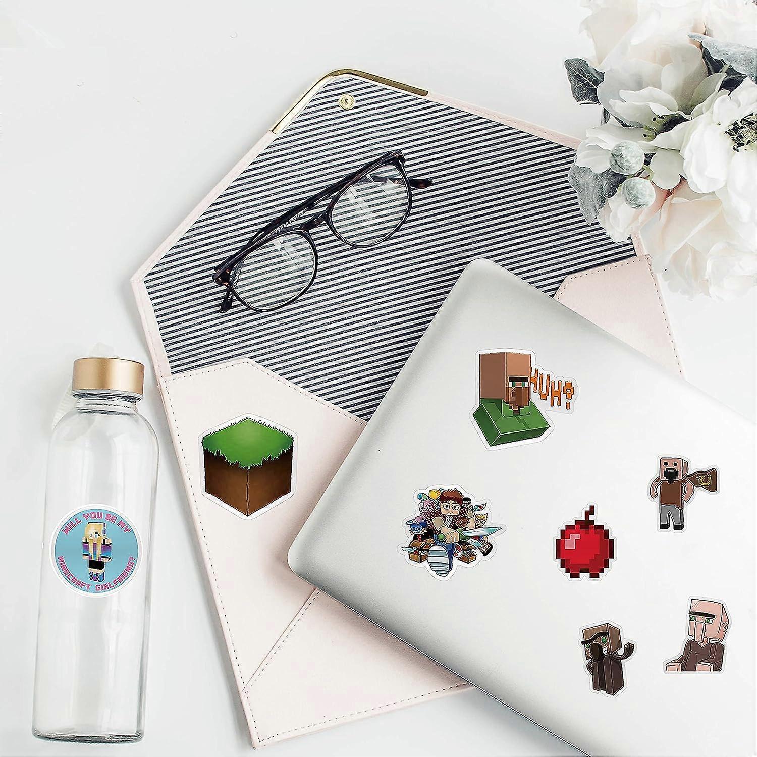 Minecraft Stickers Decals100 Pack Video Game Theme Funny Stickers for ...