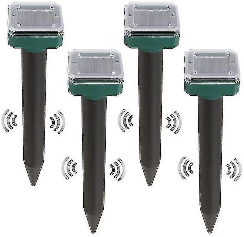 4pcs Solar Snake Repellent For Outdoors,snake Repeller Ultrasonic Solar ...