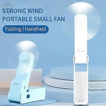 Powered Hand Fans Mini Pocket Fan Foldable USB Rechargeable Fan ...