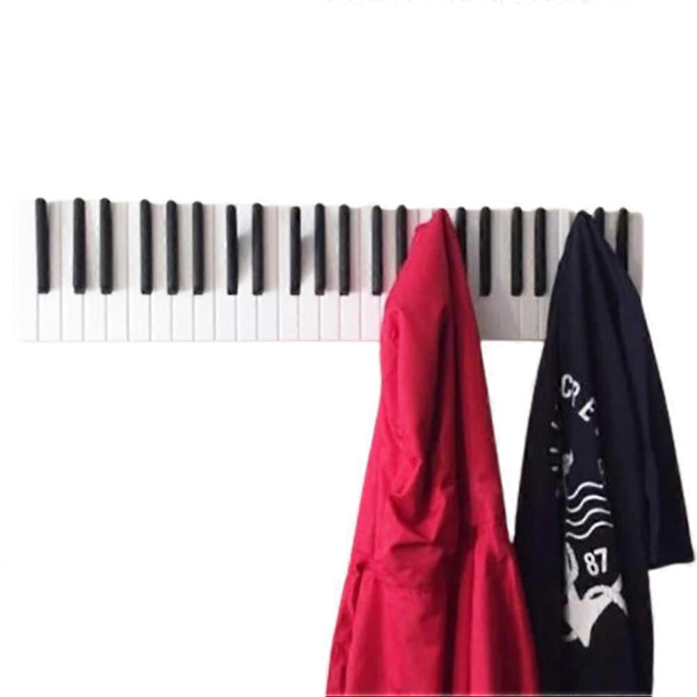 Piano Wood Coat Racks Wall Mounted Coat Hook Hanger Wall Decor Hat ...