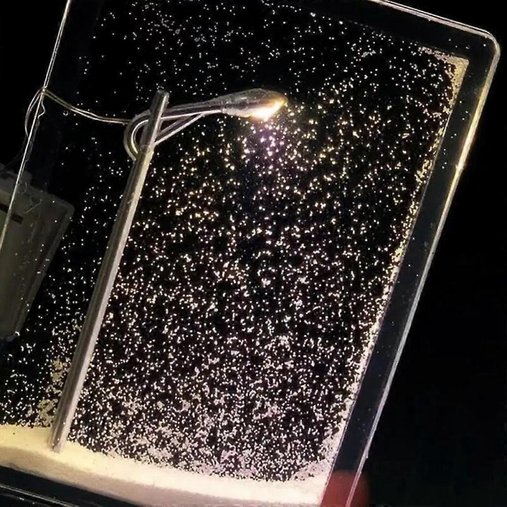 Snowy Night Flowing Small Night Light Snow Scene Street Light Snow ...