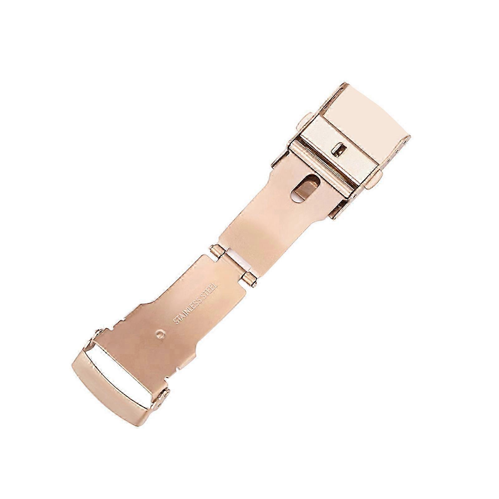 Universal Double Press Stainless Steel Watch Safety Folding Clasp for ...