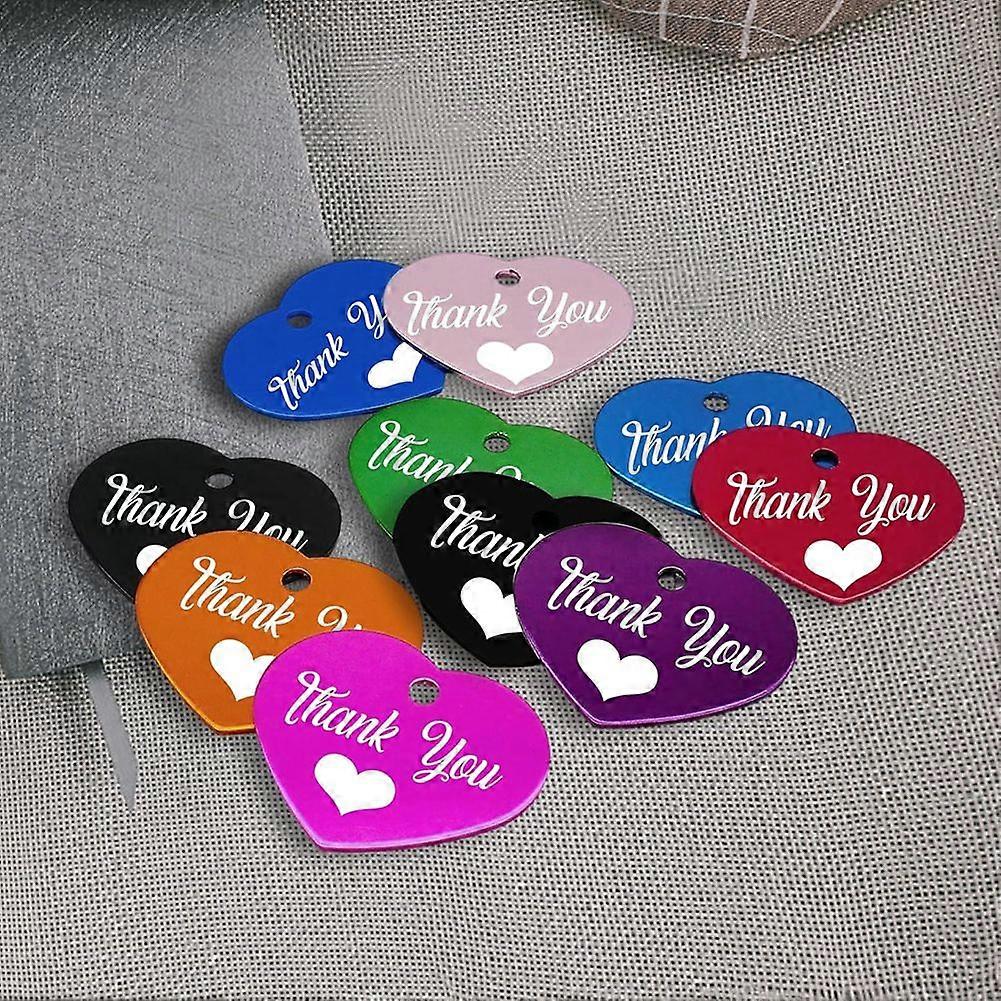 24 Pack Anodzied Aluminum Dog Tags Blanks Laser Engraving Blanks Heart ...