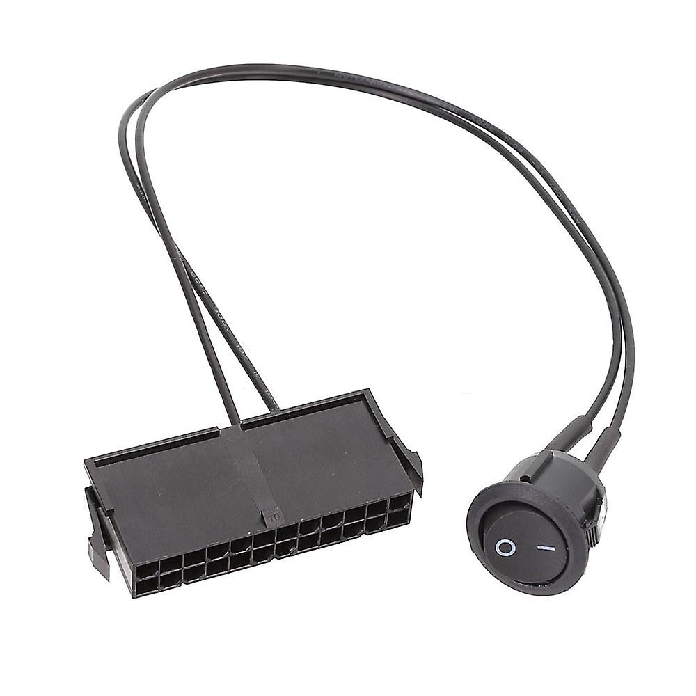 24 Pin Female ATX PSU Power Supply Tester Start Up Jumper ON OFF Switch ...