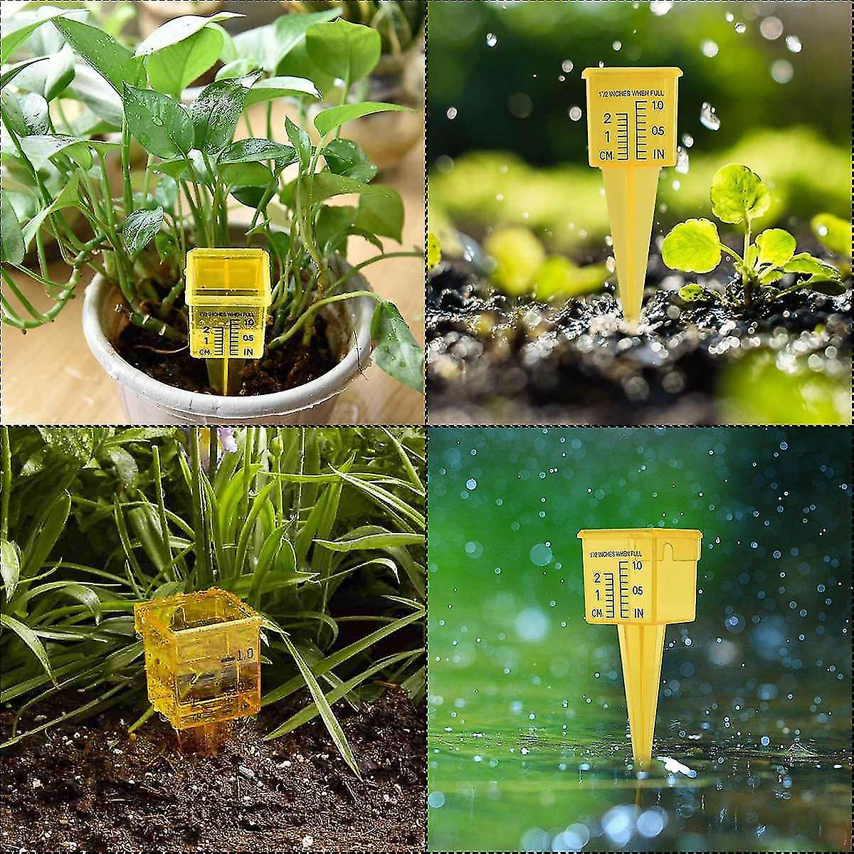 Gauge Sprinkler Gauge (12 Pack) For Lawn And Garden Water Measuring ...