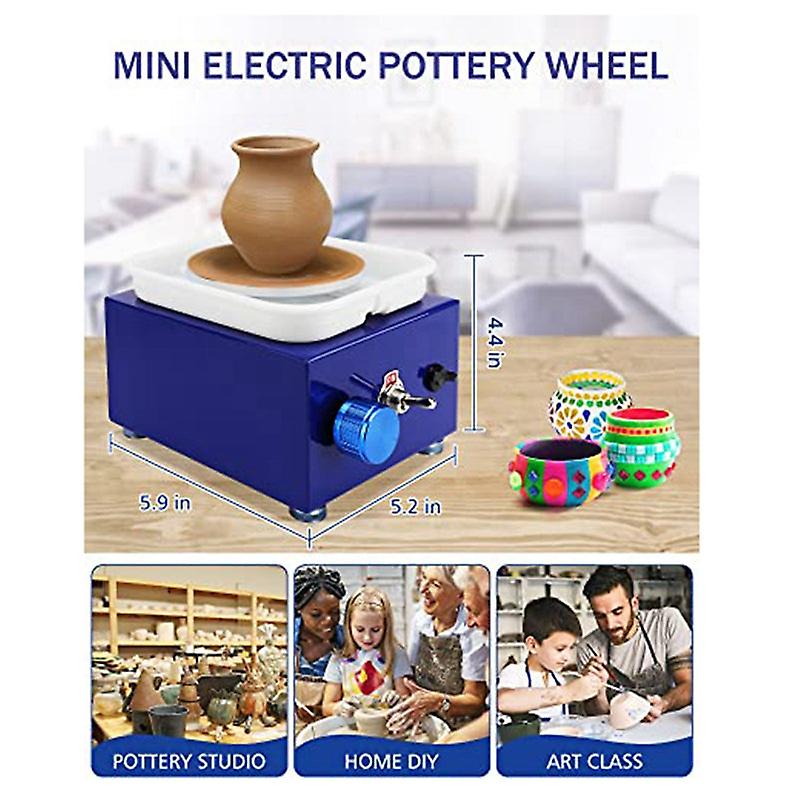 Mini pottery wheel for kid 10cm forming machine electric ceramic wheel ...