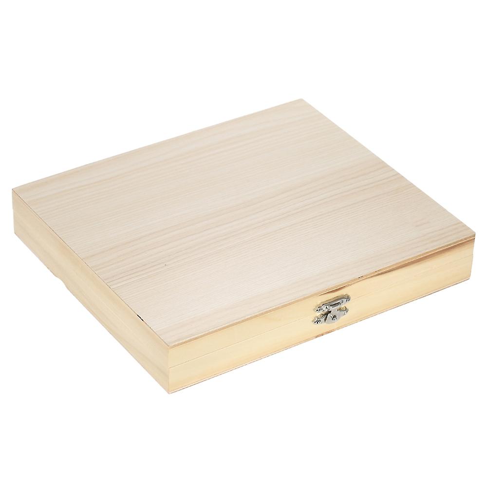 100-Places Wooden Slide Storage Box with Numbered Slots Contents Sheet ...