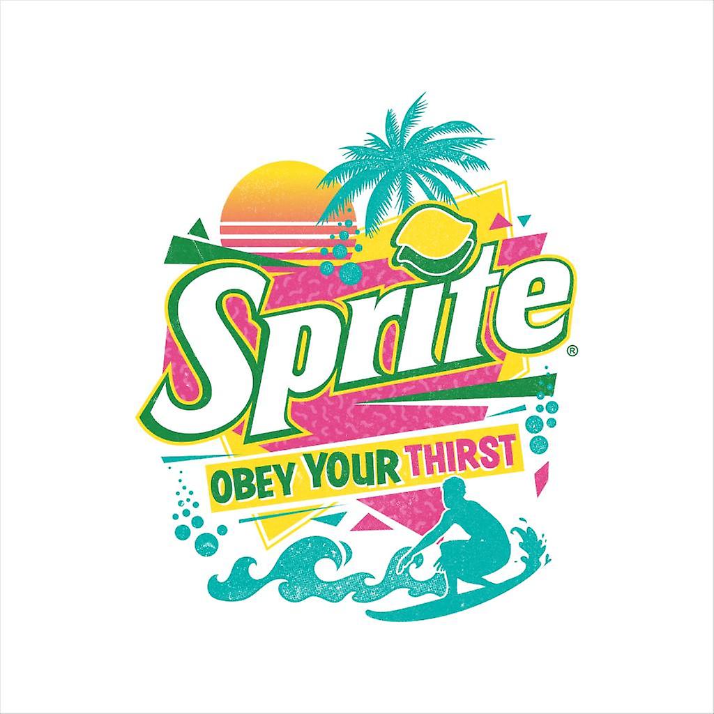 Sprite Retro 90s Beach Obey Your Thirst Women's T-Shirt | Fruugo US