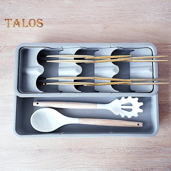 Cutlery Storage Box Expandable Drawer Design Detachable Keep Tidy Space ...