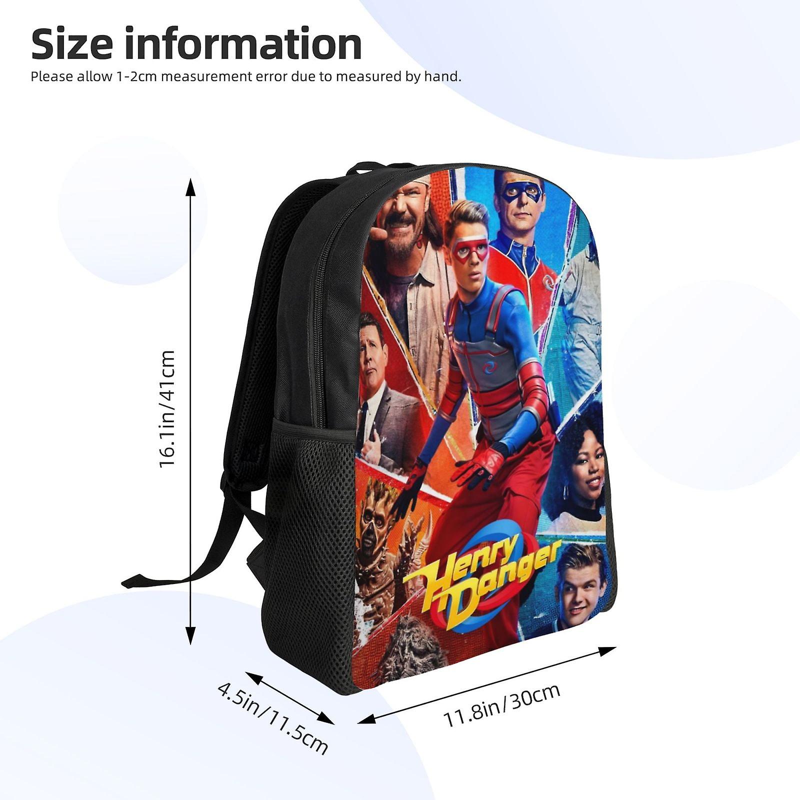 Henry Danger Unisex Backpack Laptop School Bag College Student Satchel ...