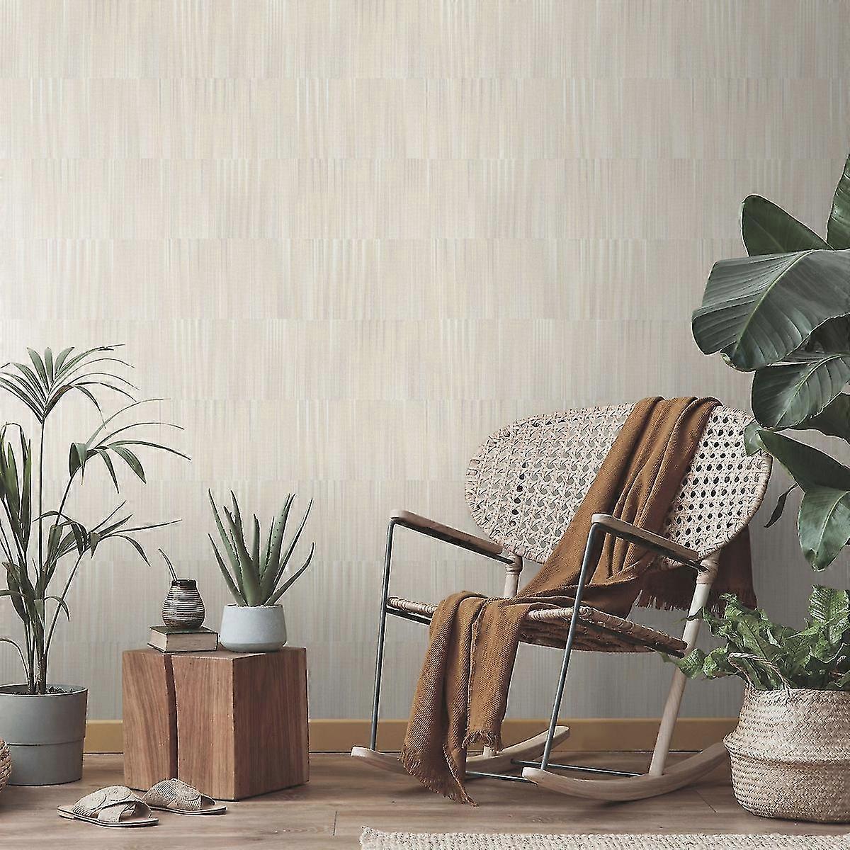 Martinique Linear Textured Vinyl Wallpaper Erismann | Fruugo UK