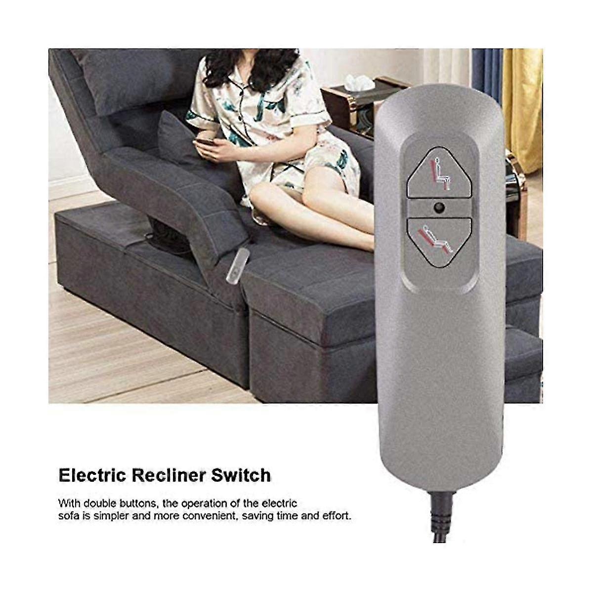 Electric Recliner Controller Double Button, Chair Lift/Electric Sofa ...
