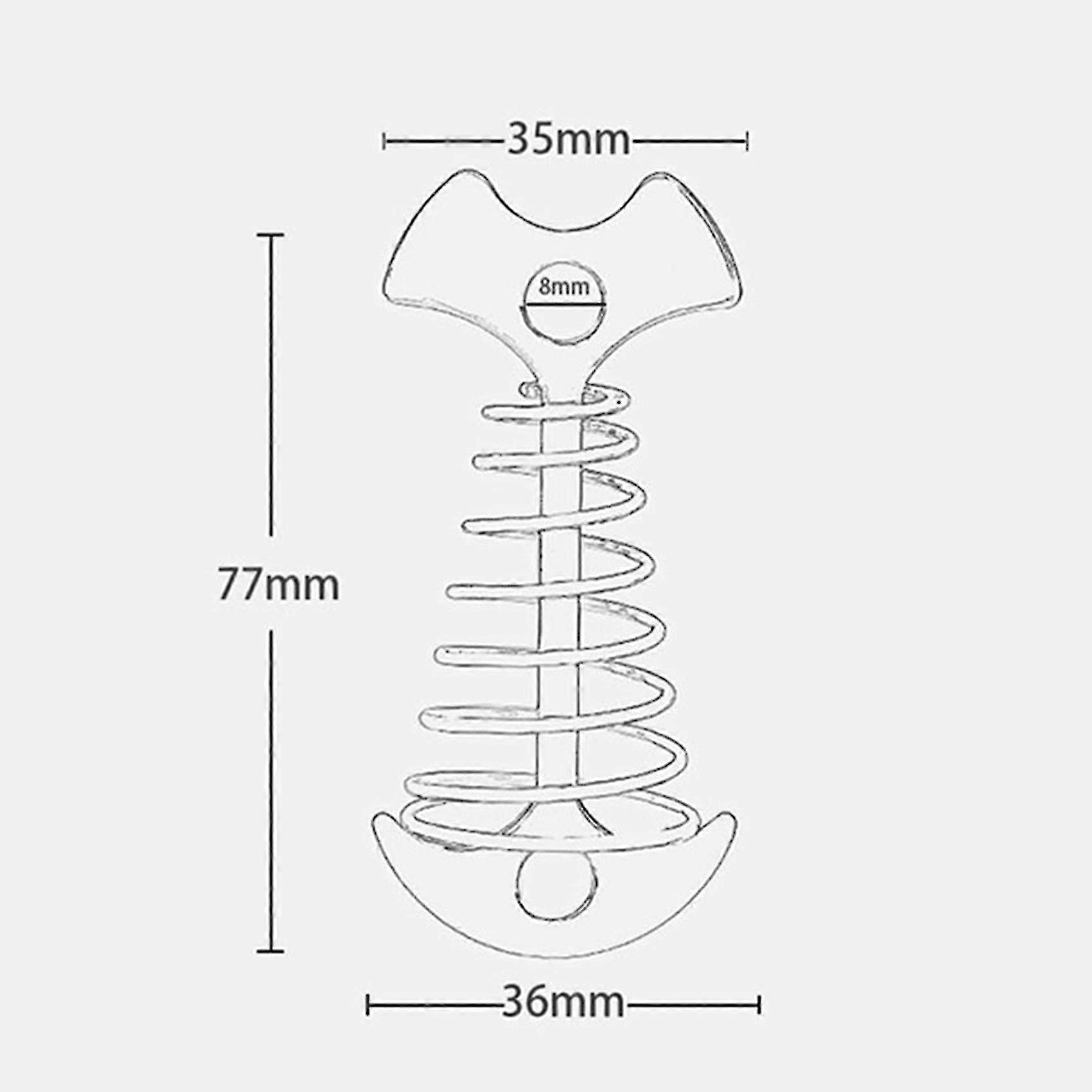 20pcs Adjustable Plank Floor Spring Fishbone Anchor Tent Pegs Buckle ...