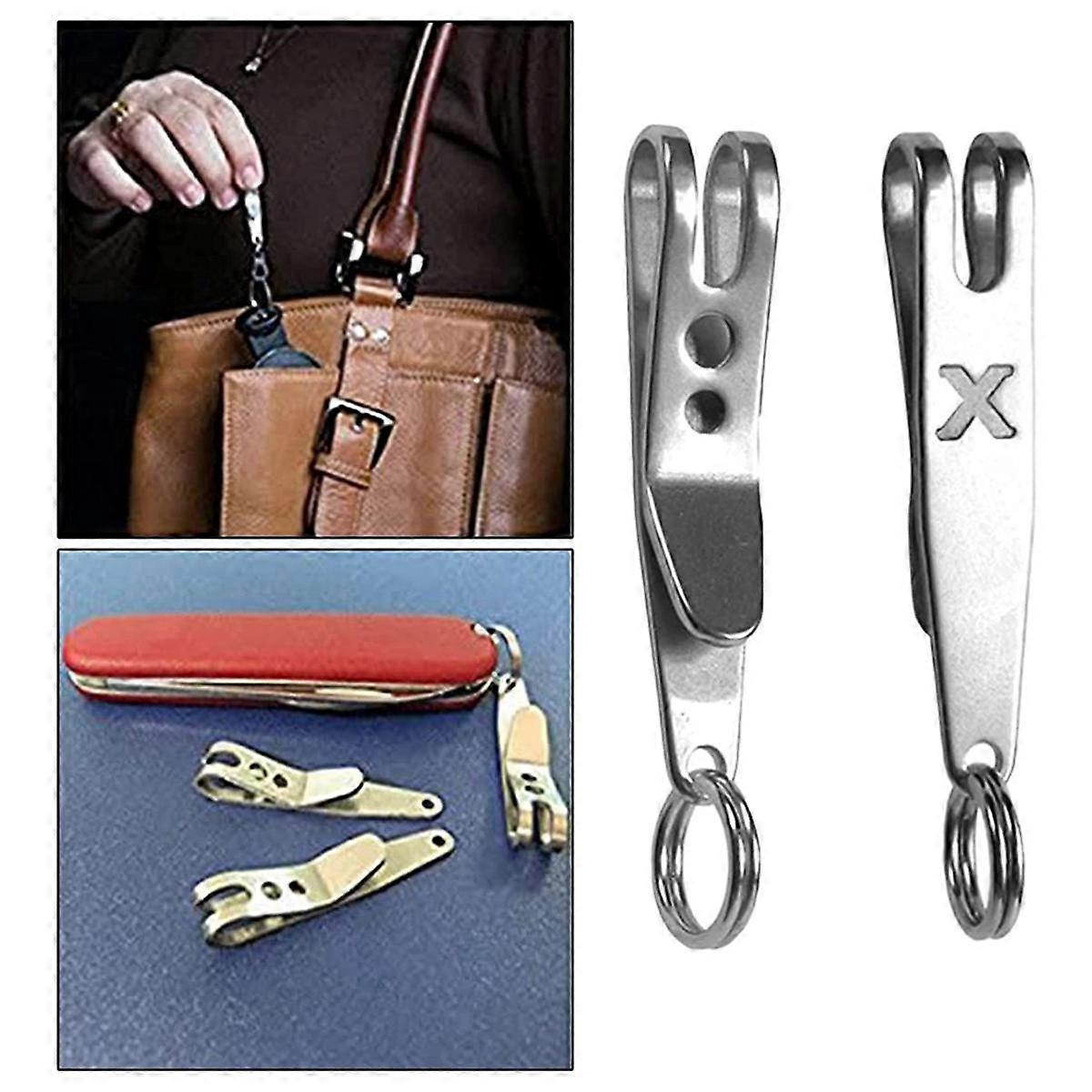 3X Multi- Clip Keychains Suspension Clip Tool with Carabiner Perfect ...