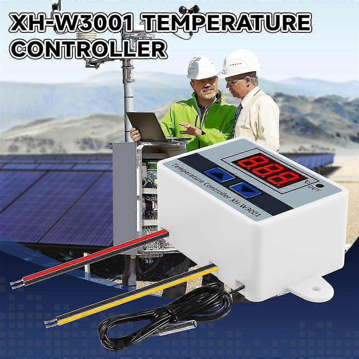 3Pcs 220V 10A Digital LED Temperature Controller Thermostat Control ...