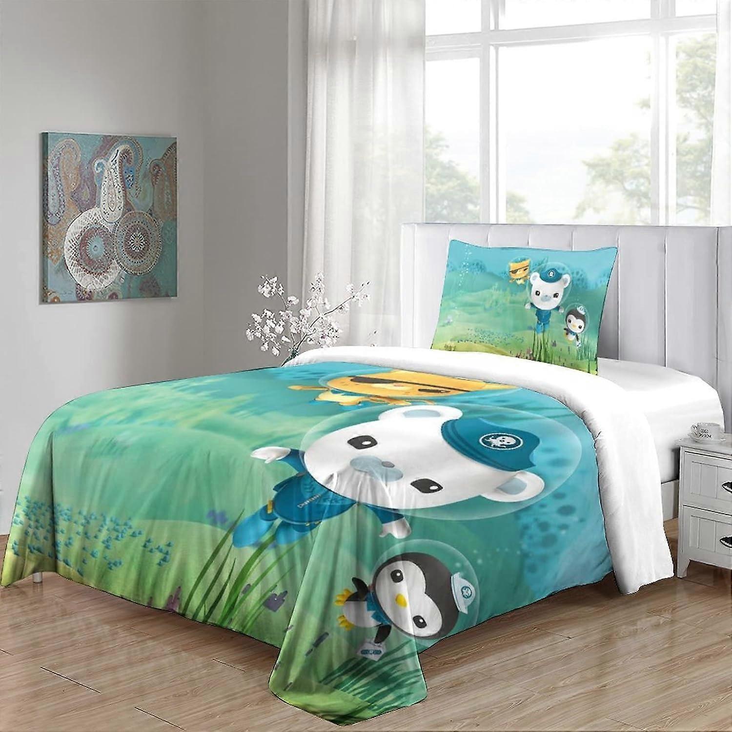 Octonauts påslakanset Tecknad 3D digital utskrift Pojke och flicka ...