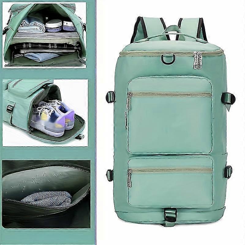 Portable Multifunctional Travel Duffle Backpack, Multi Pocket Luggage ...