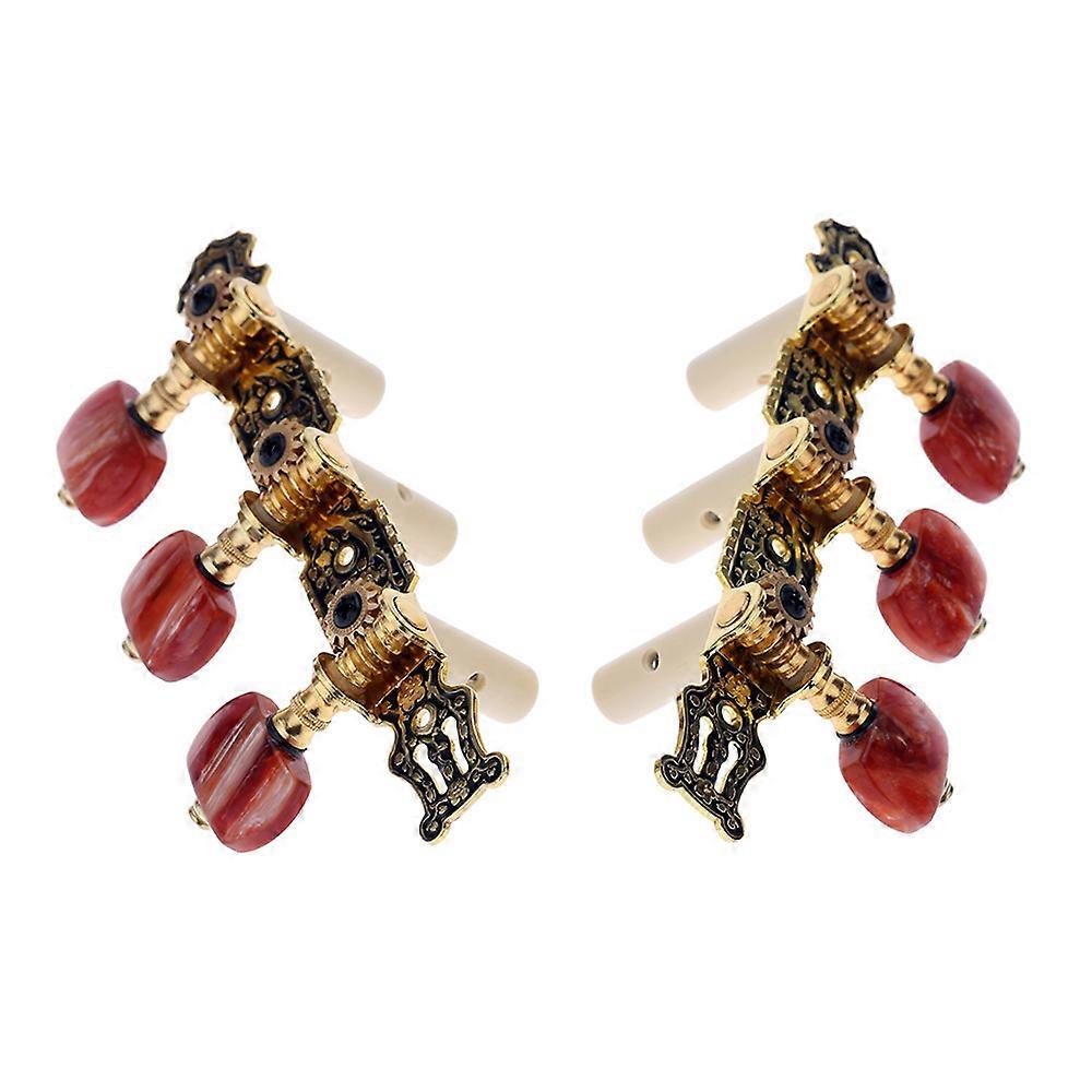 Alice AO-020HV2P 2pcs(Left + Right) Classical Guitar Tuning Key Gold ...