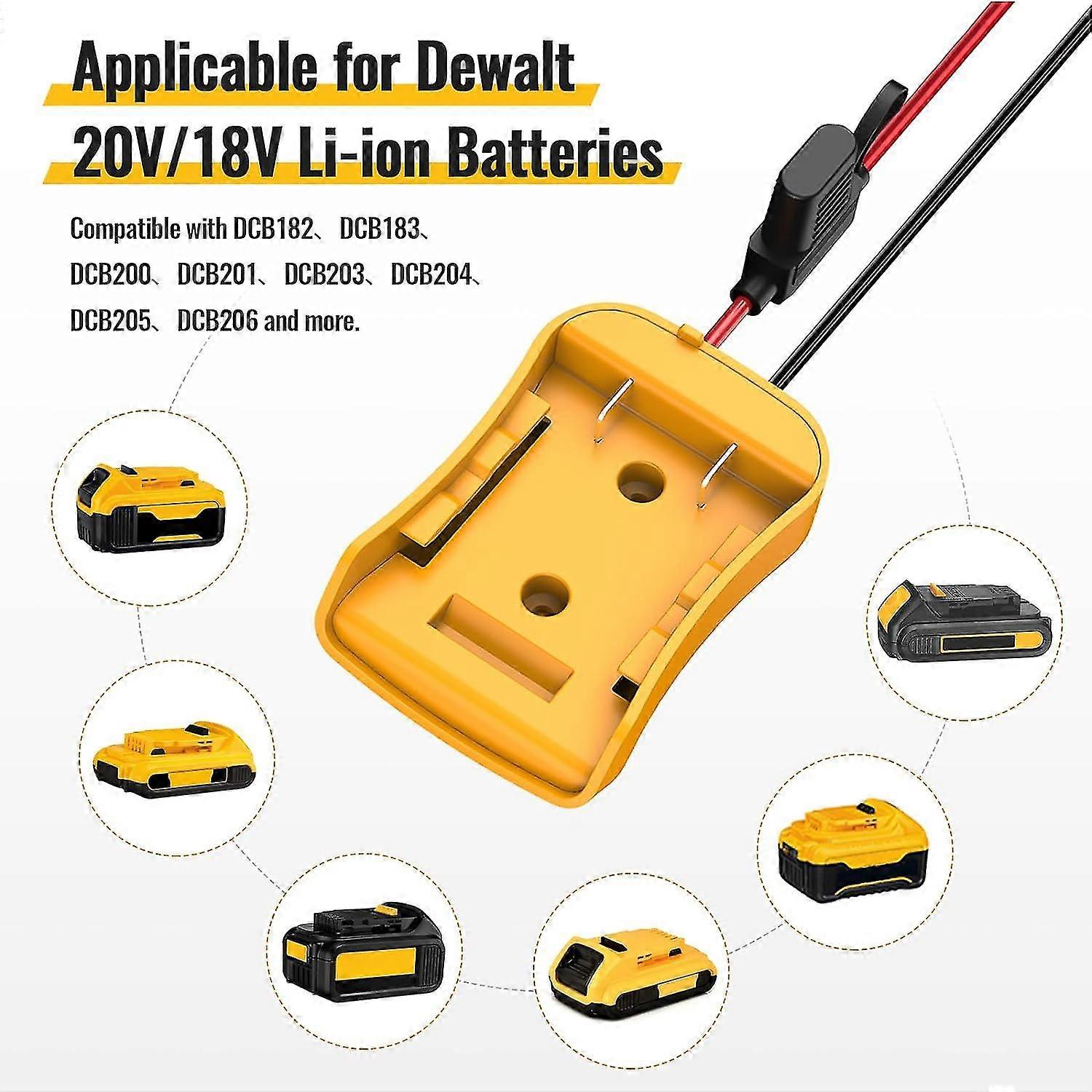 Power Wheels Adapter for Dewalt 20V Battery Adapter, Power Wheels ...