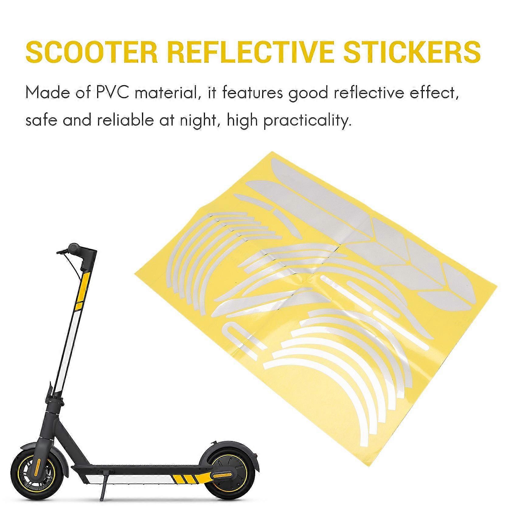1 Set Reflective Stickers Scooter Full Set Stickers For Series ...