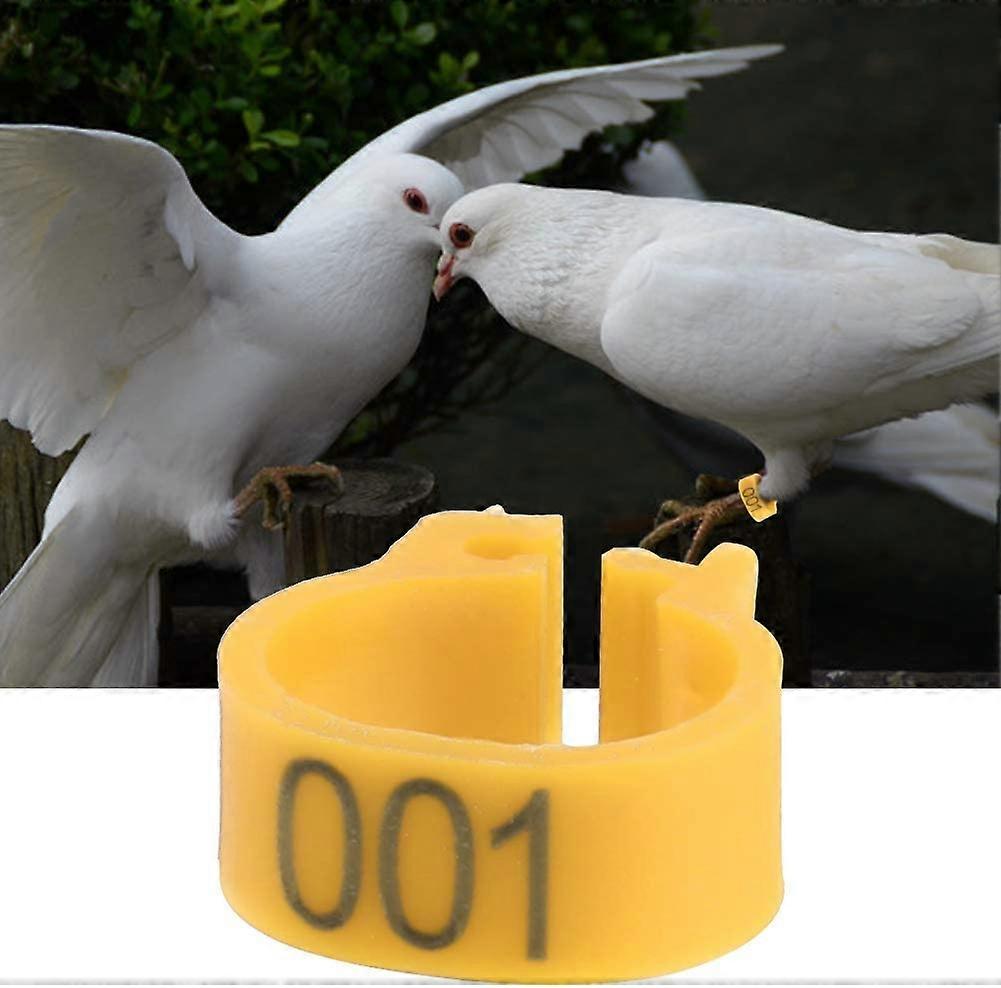 Hen Ring,100 Pcs/Bag 8MM 001-100 Numbered Plastic Bird Leg Bands Hen ...