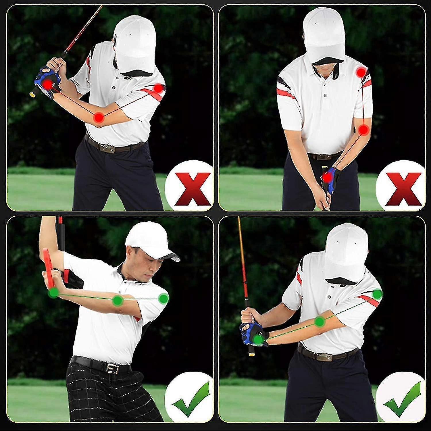 Golf Swing Training Aid, Golf Posture Gesture Correct Muscle Memory ...