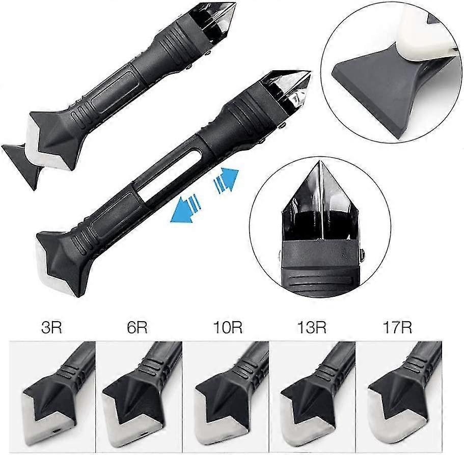 32 Pieces 3 In 1 Caulking Tool Kit Silicone Caulking Tool Kit Sealer ...