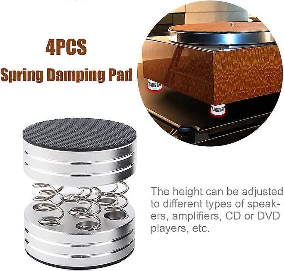 Aluminium Fötter Absorber Stötdämpare Anti-Vibration Högtalarstativ För ...
