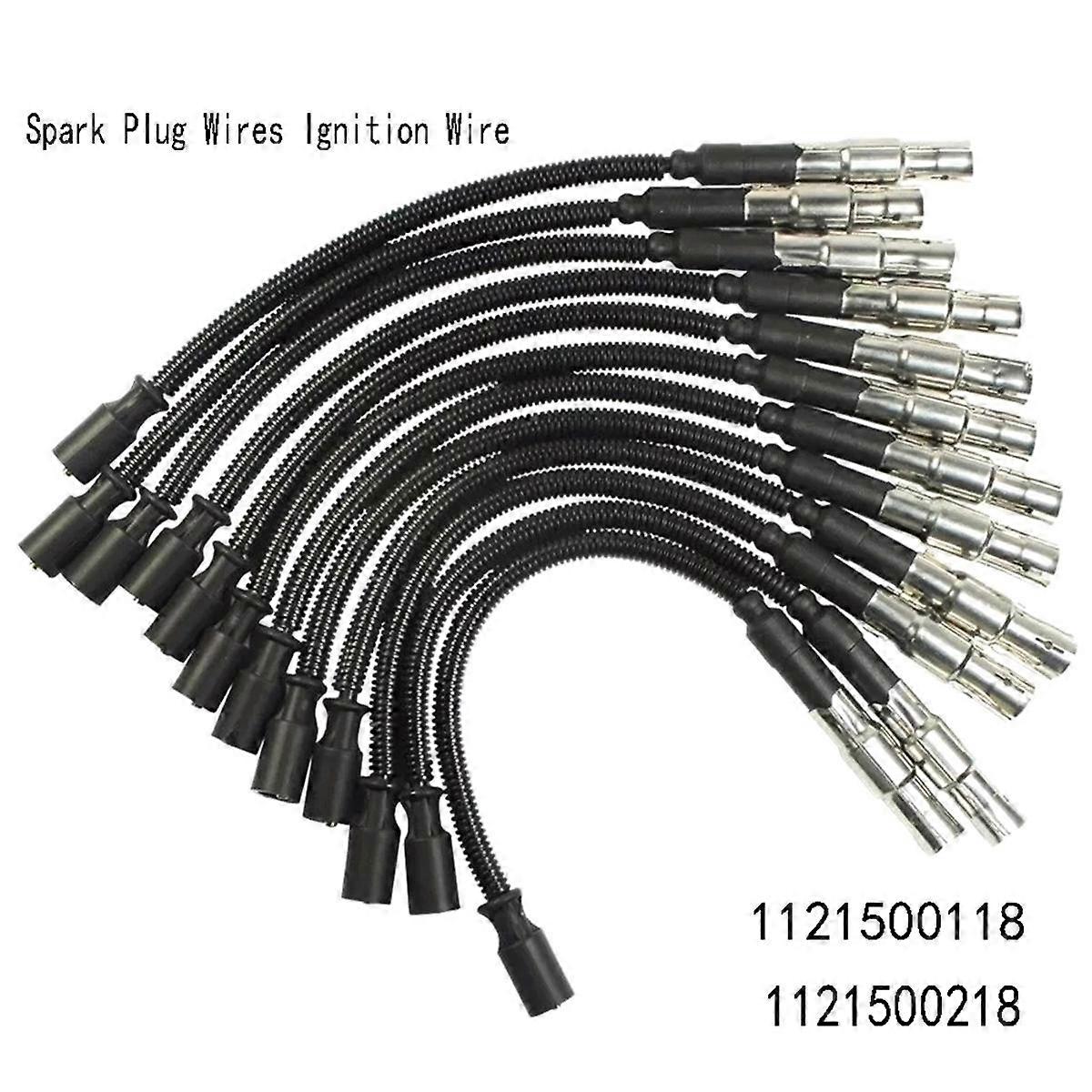 12PC Spark Plug Wires Ignition Wire for C E Class E320 W210 W203 W211 ...