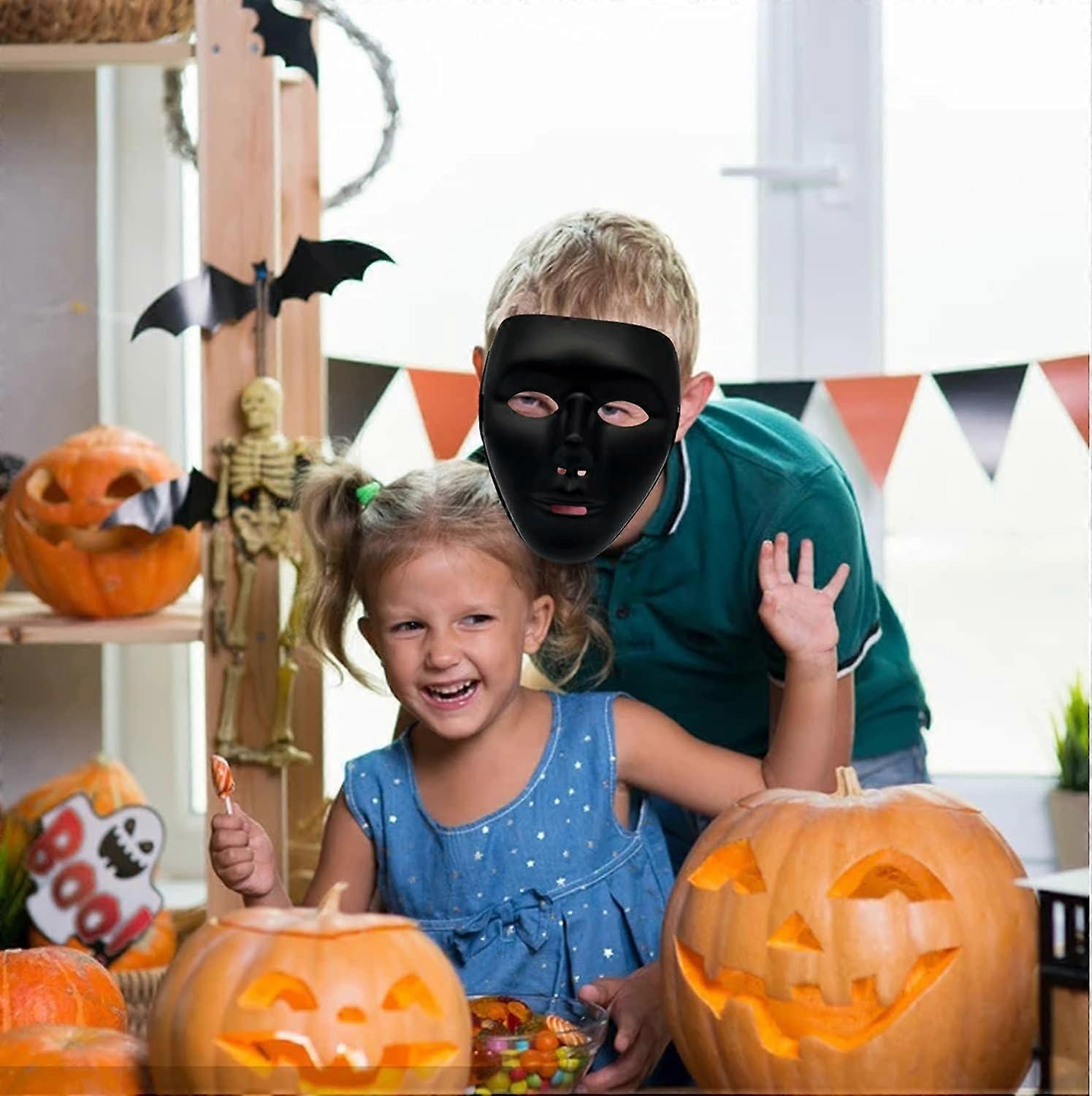 Halloween Costume Fancy Dress Masks for Adults KidsFull Face Anonymous ...