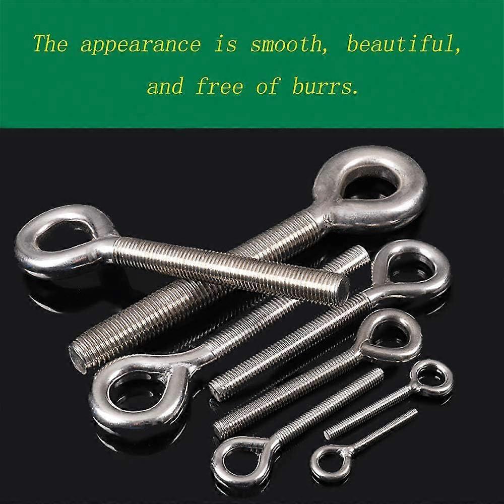 M8 Eye Bolts 304 Stainless Steel Lifting Ring Bolt Welded Closed Eye ...