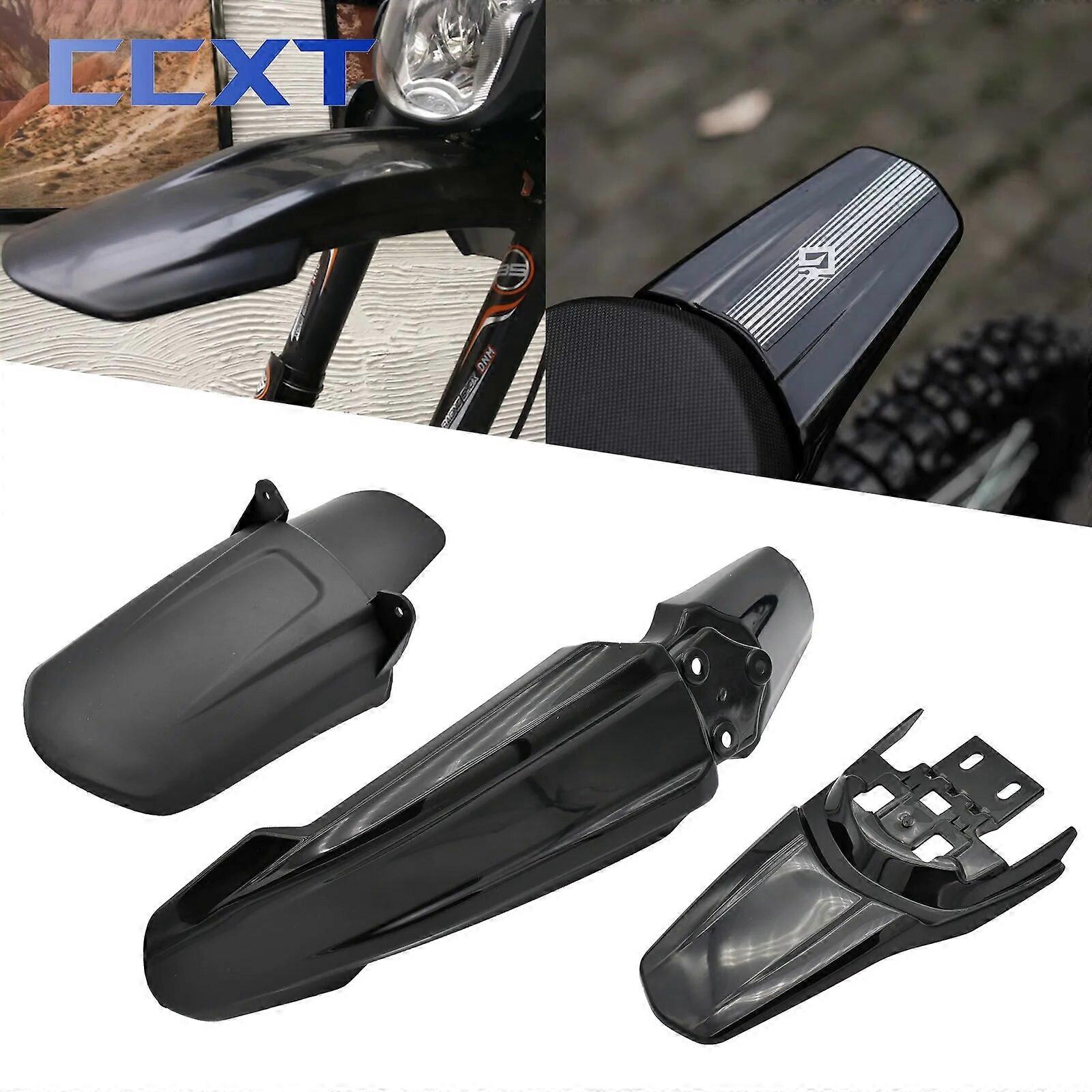 Fenders Electric Bike Refit Motorcycle Front Rear Wheel Mudguards ...