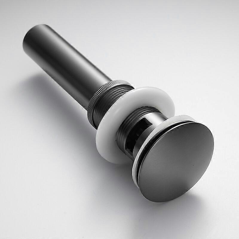 Gunmetal Brass drain Bathroom basin metal drain waste Pop Up Waste Sink ...