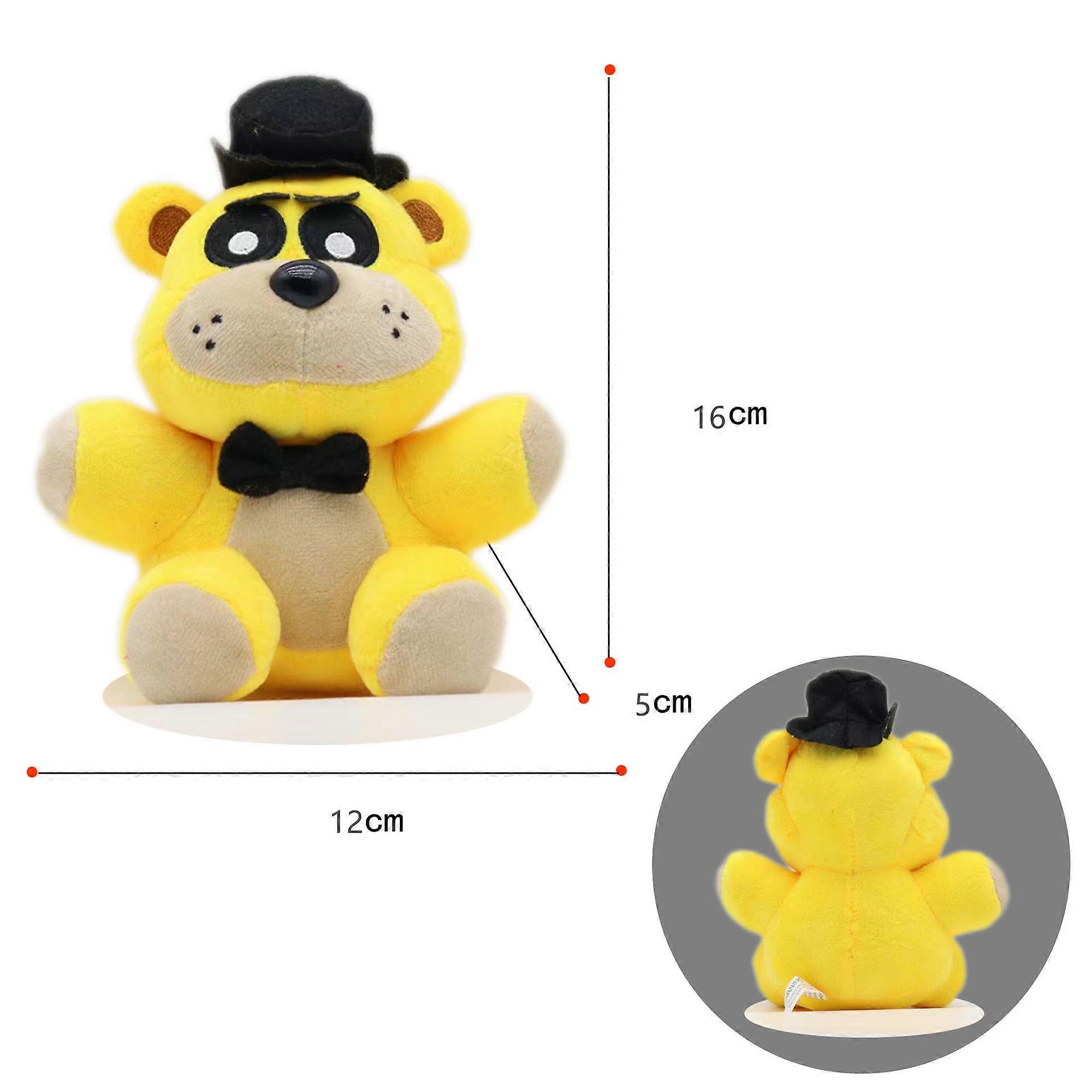 Golden Freddy Plush 6.5",five Nights Bonnie Foxy Chica Springtrap ...