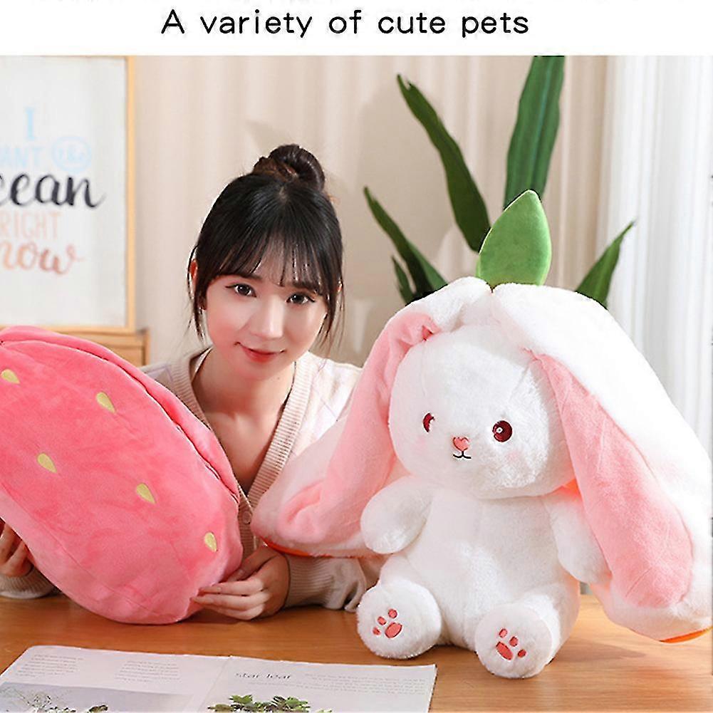 Rabbits Muppet Toys Reversible Carrots Strawberrys Bunny Pillow Plush ...