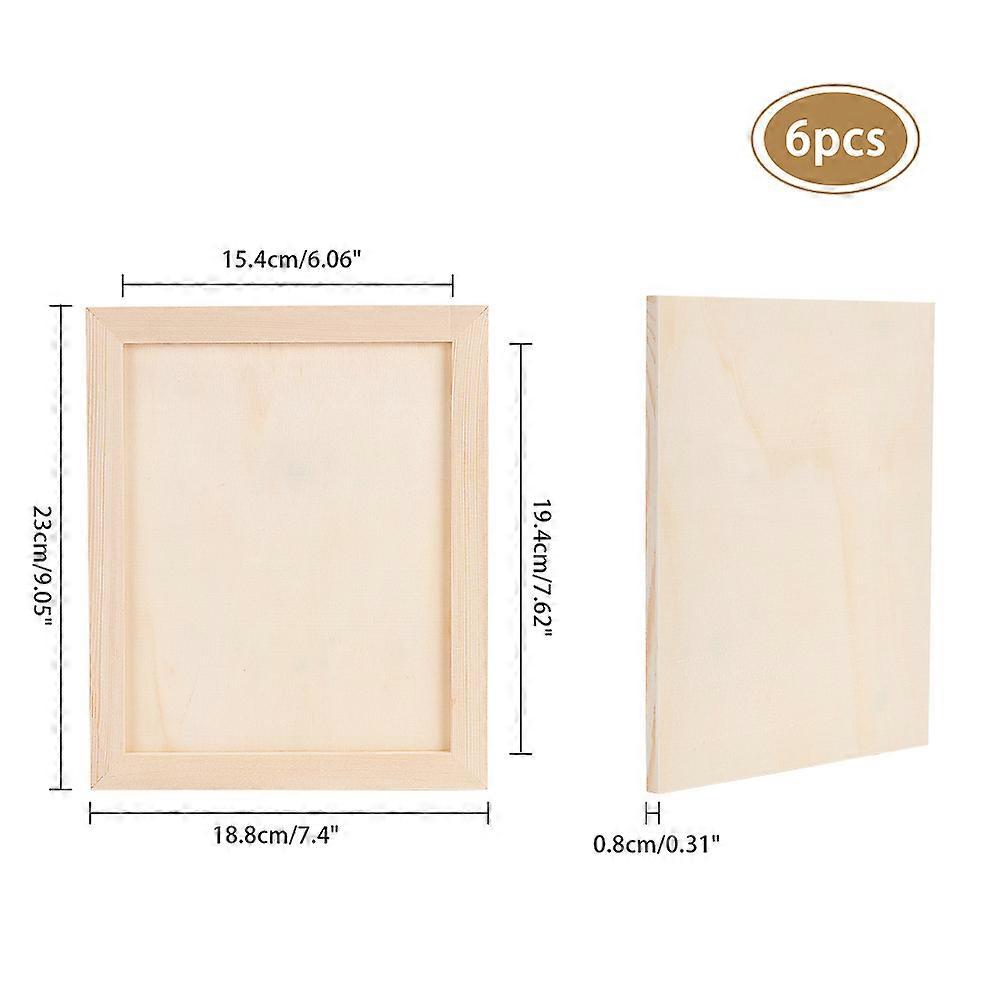 Wood Painting Canvas Panels Blank Drawing Boards for Oil & Acrylic ...