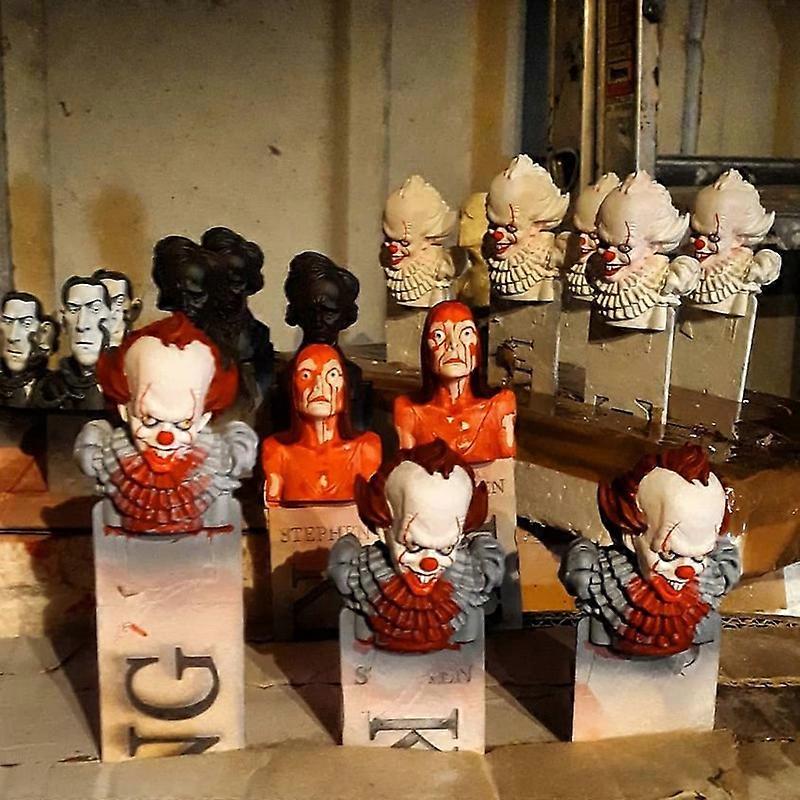 Unique Horror Bookmarks 3D Cartoon Resin Portrait Bookmark Scary Horror ...