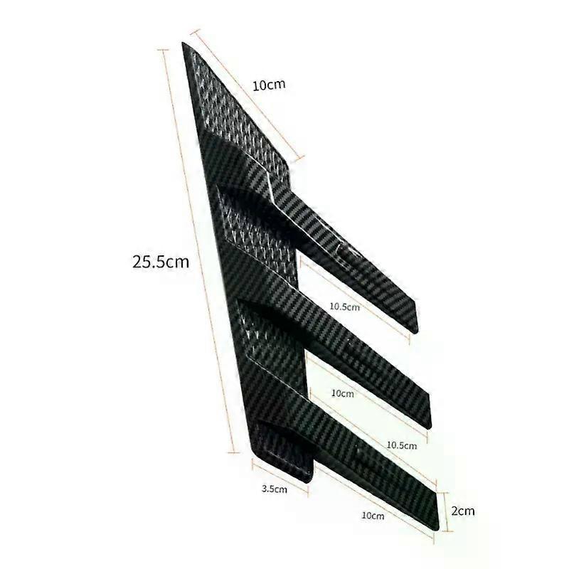 Universal Rear Windshield Side Spoiler Side Vents Decoration General ...
